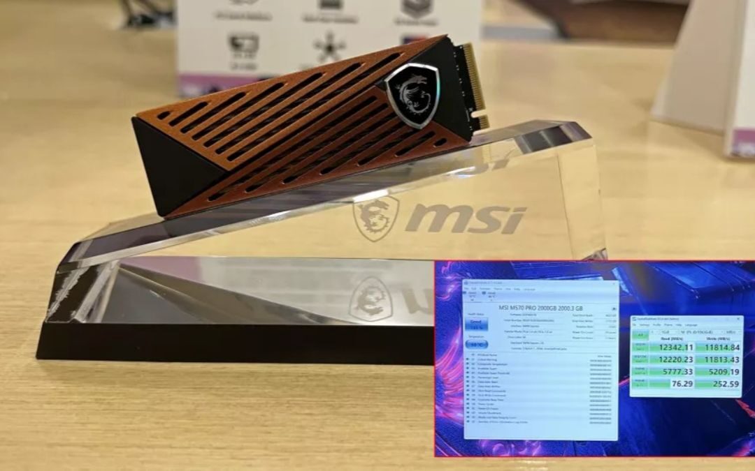 MSI PCIe 5.0 SSD Debuts - Spatium M570 Pro uses a Phison E26 controller ...