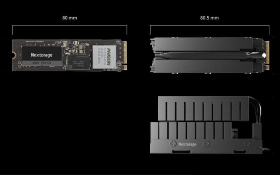 Nextorage Japan 首次推出采用群联 E26 PCIe Gen 5 控制器的 NE5N PCIe Gen 5 NVMe SSD ...